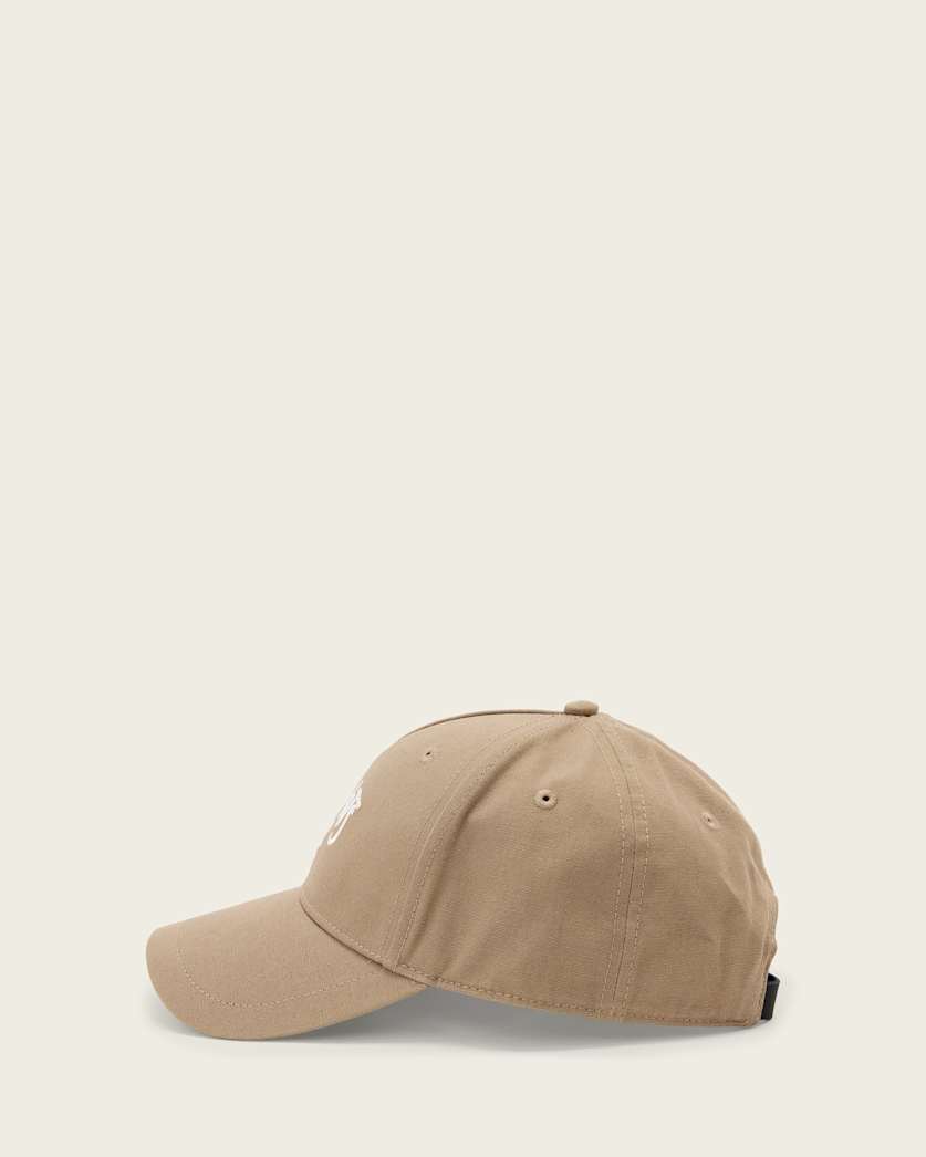 Spray Logo Baseball Cap BROWN/CHALK WHITE | ALLSAINTS